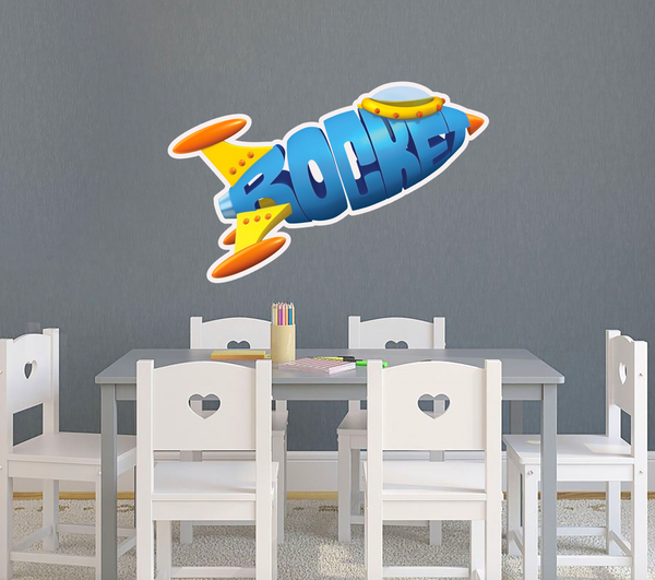 PBS Kids WordWorld Rocket to the Moon Wall Decal, Removable, Repositio ...
