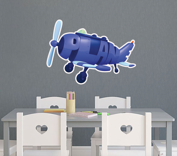 PBS Kids WordWorld Plane Wall Decal, Removable, Repositionable, & Educ ...