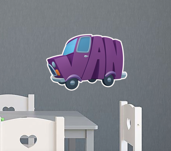 PBS Kids WordWorld Van Wall Decal, Removable, Repositionable, & Educat ...